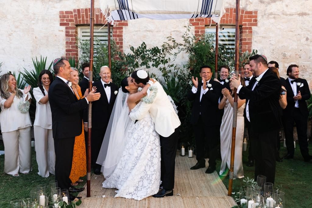 Handheld Bamboo Chuppah - Weddings of Distinction